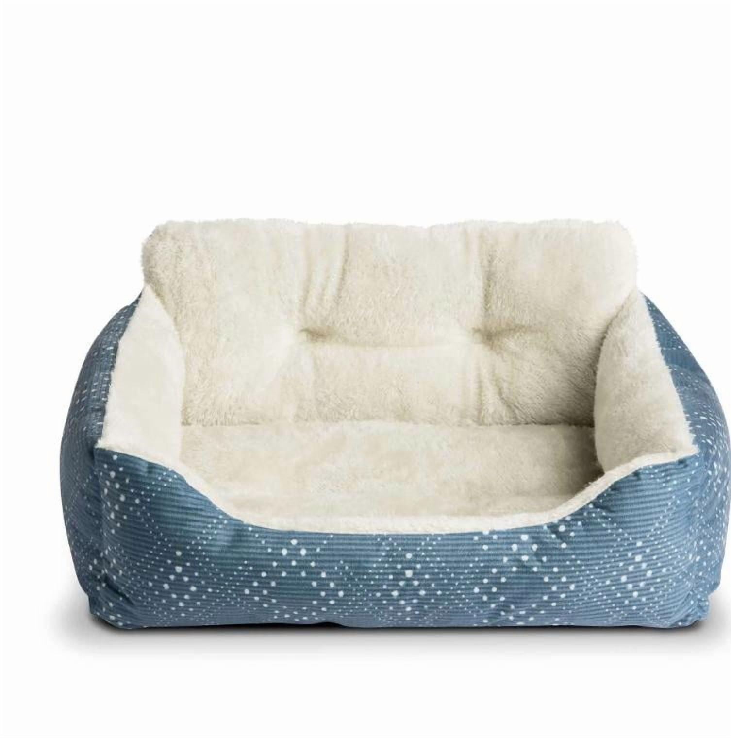 Blue Small Dog or Cat Bed - Lounger, pet couch - Walmart.com