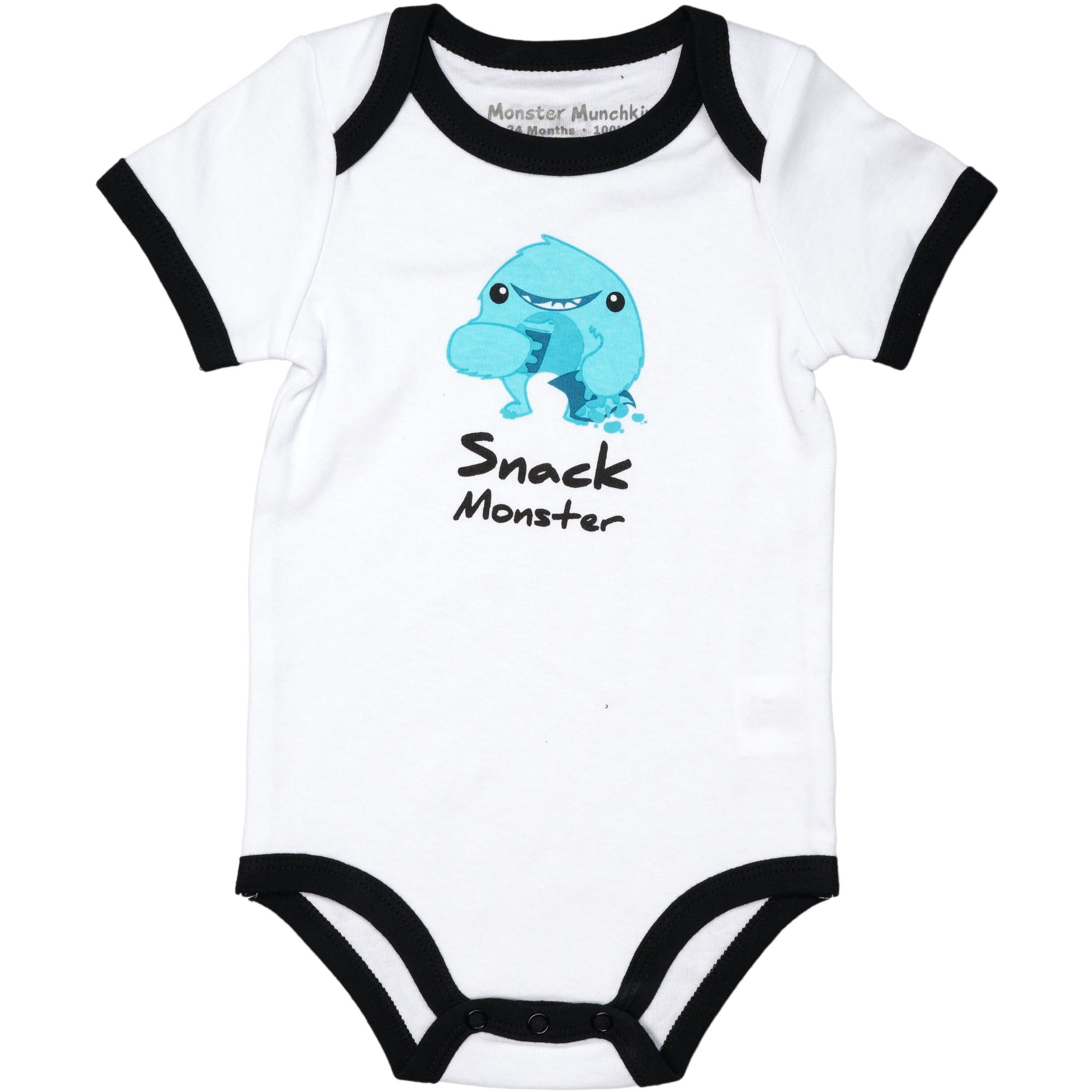 Blue Snack Monster Bodysuit - Walmart.com