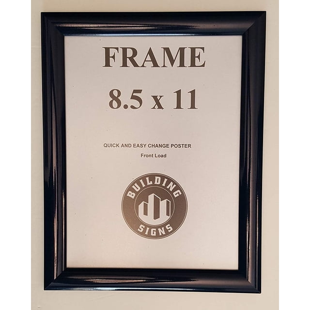 Blue Snap Poster Frame/ Picture Frame / notice frame 8.5 x 11 Front ...