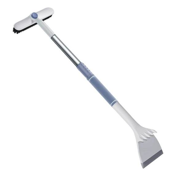 Blue Snow Scraper With Brush 3 In 1 Windshield Defrosting Scalable Removal Shovel Blue Color ...