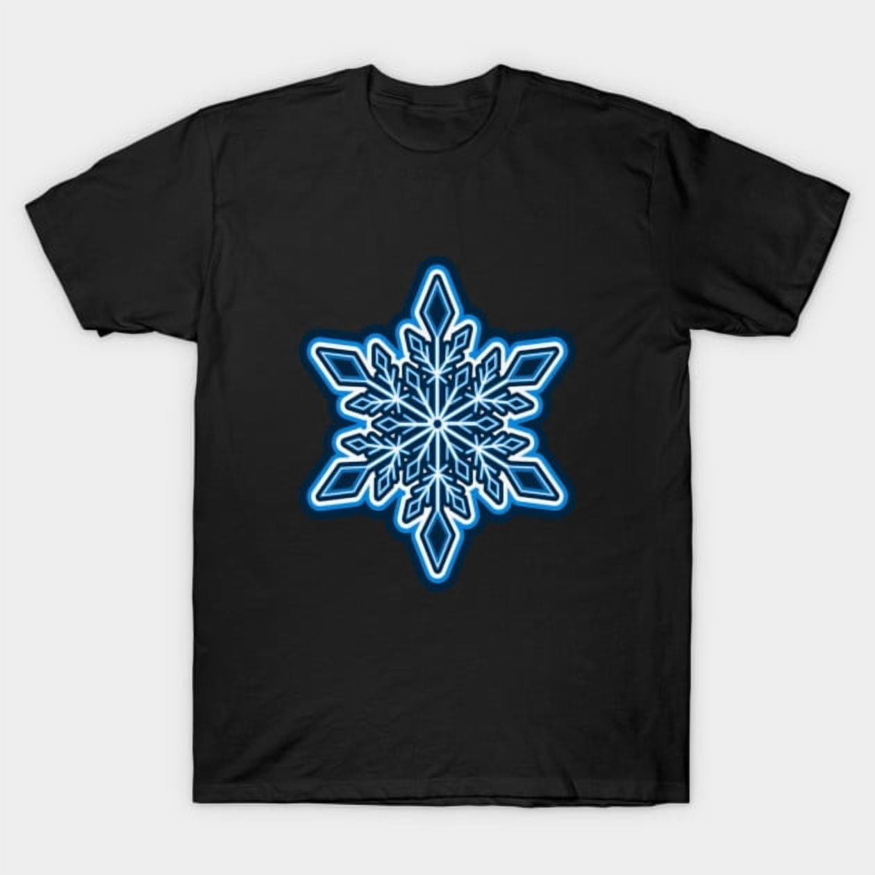 Blue Snowflake Winter Holiday Christmas Decoration Artwork Print, H6695 ...