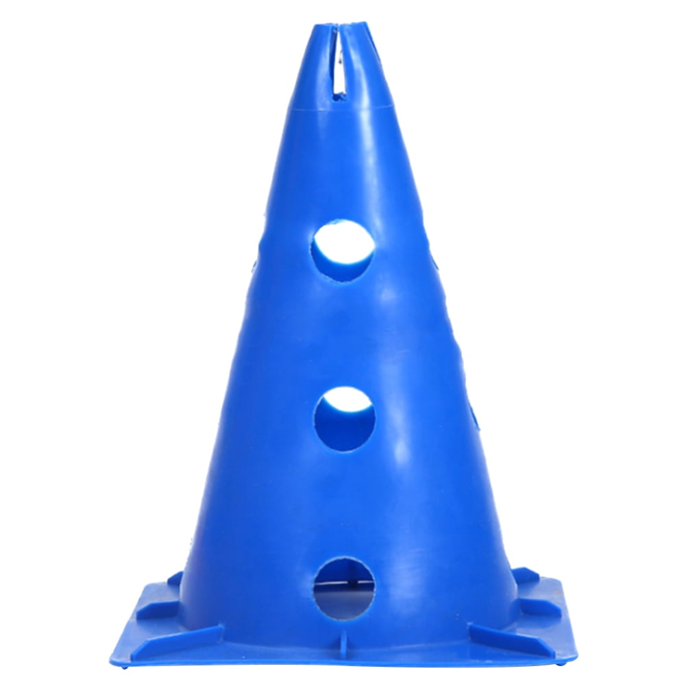 Blue Soccer Training Cones with Hole for Ball Marking - 1PC Football ...