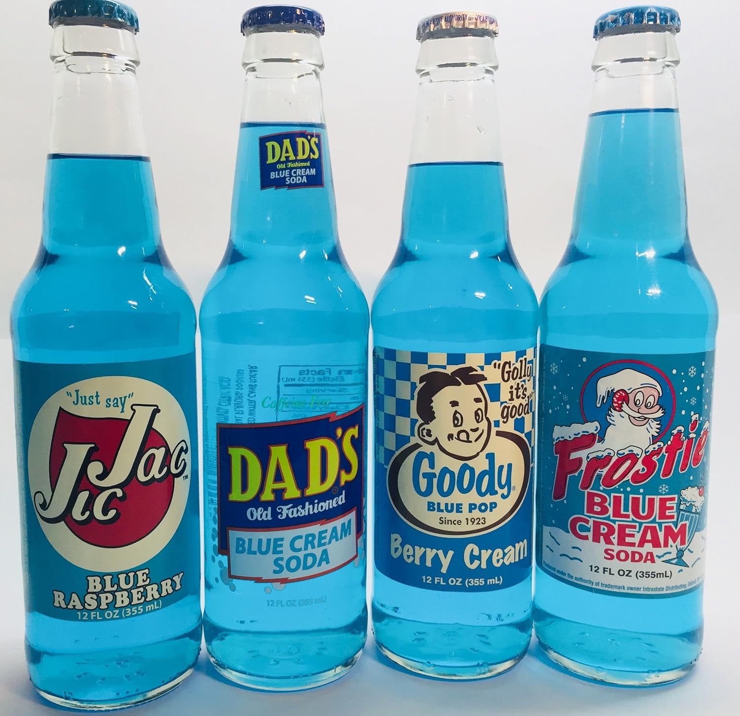 Blue Soda Lover 12 Pack, Cola, Handcrafted Glass Bottle Sodas ...