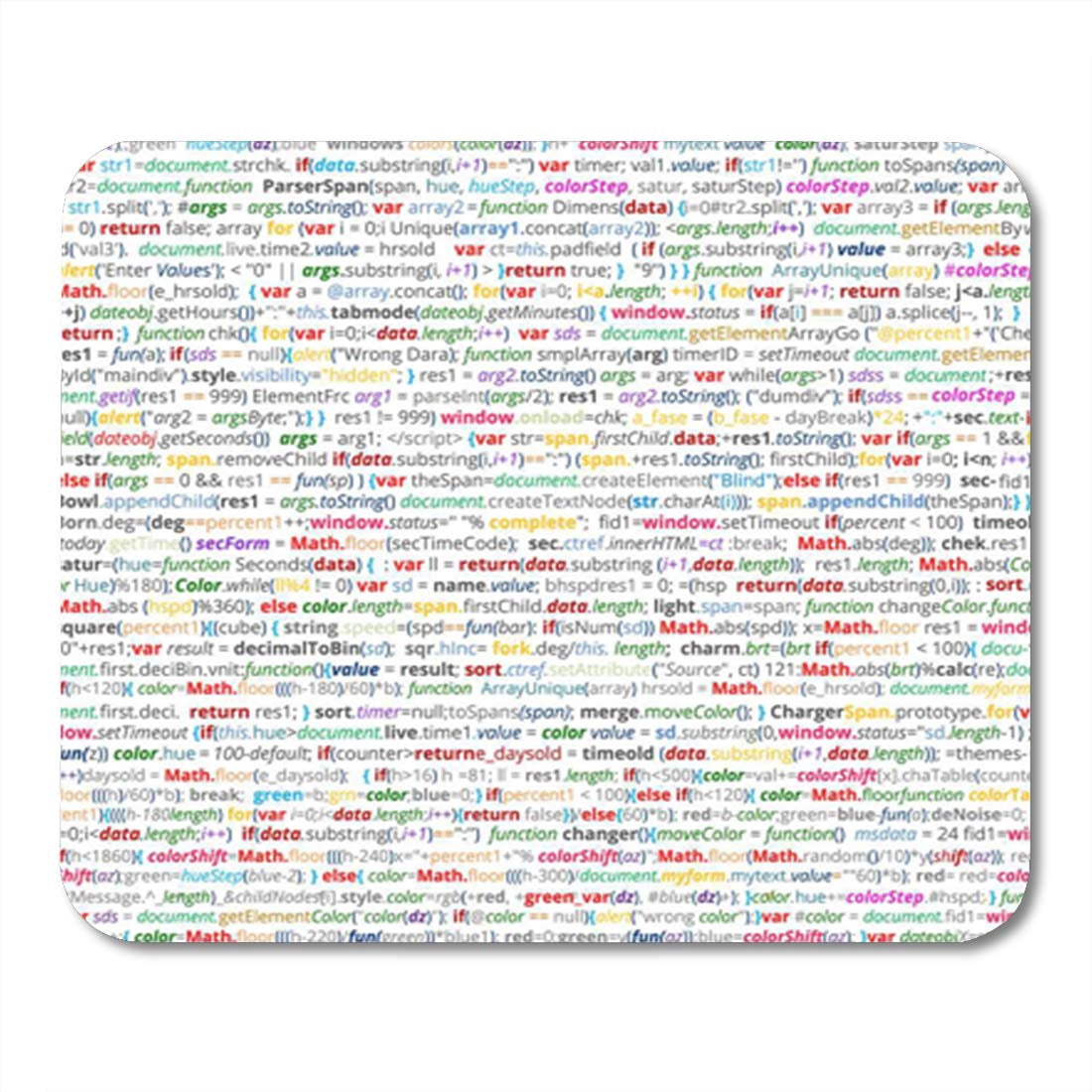 Blue Source Code Screen of Abstract Computer Program Listing Red ...