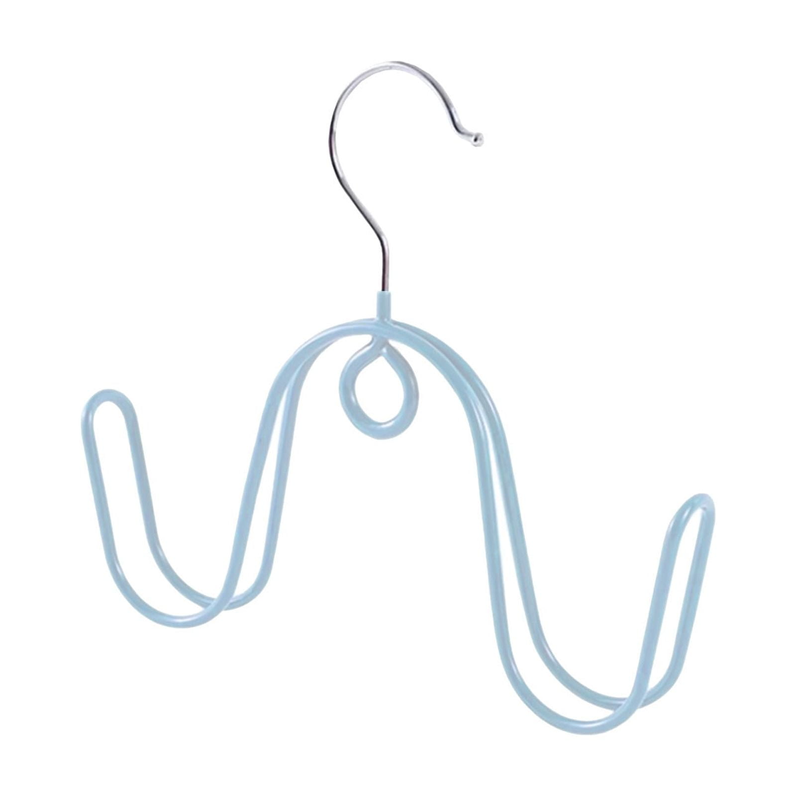 Blue Space-Saving Shoe Dryer Rack For Closet Organization Non-Slip ...