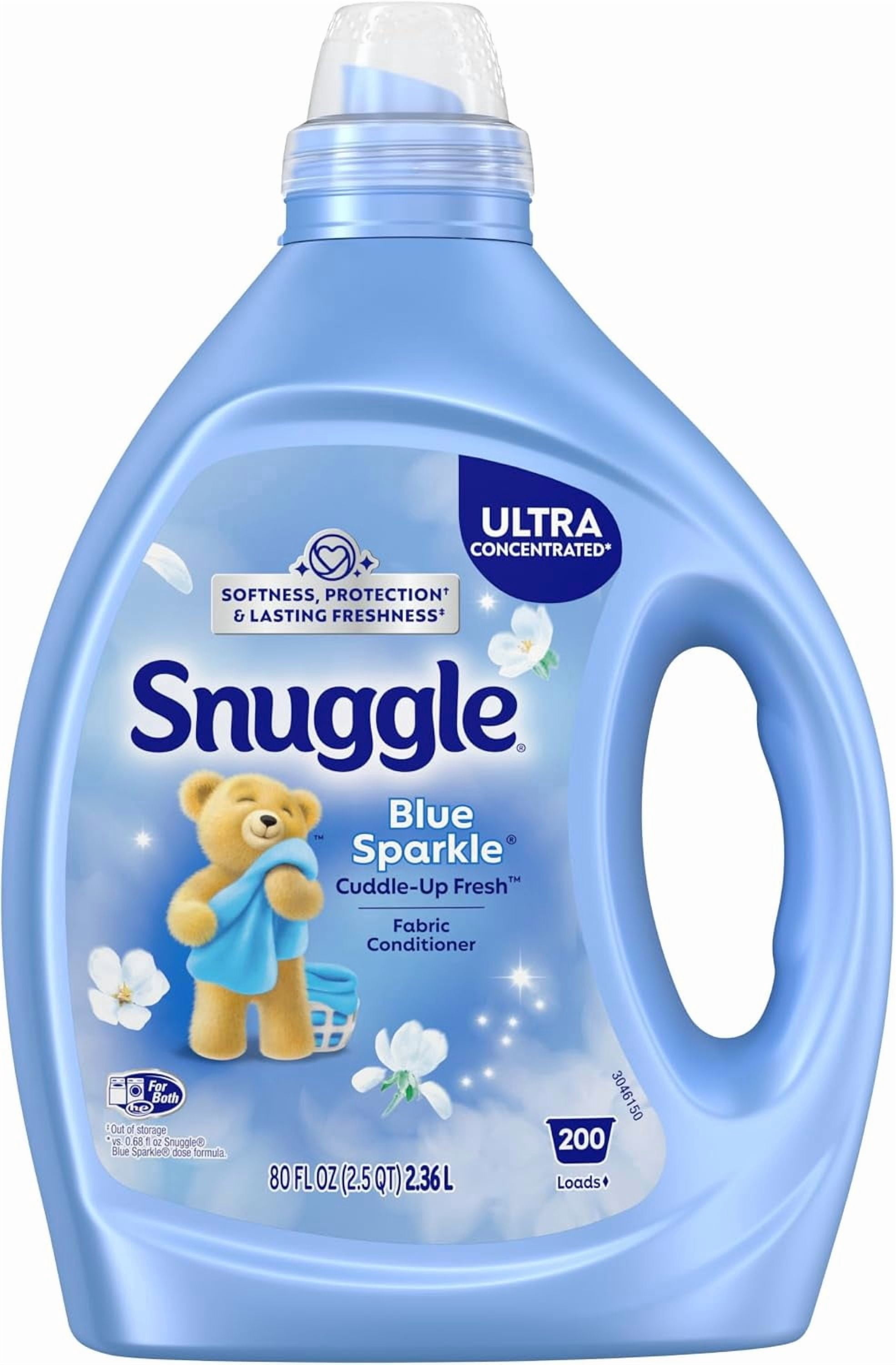 Blue Sparkle Liquid Fabric Softener, 2X Concentrated, 200 Loads, 80 Fl ...