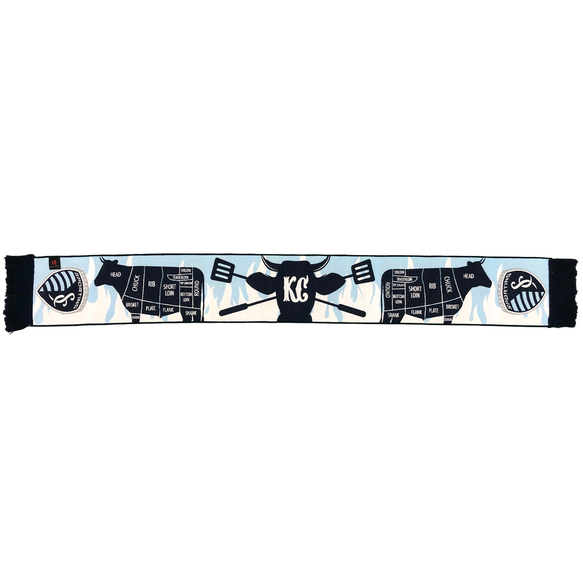 Blue Sporting Kansas City BBQ Woven Scarf - Walmart.com