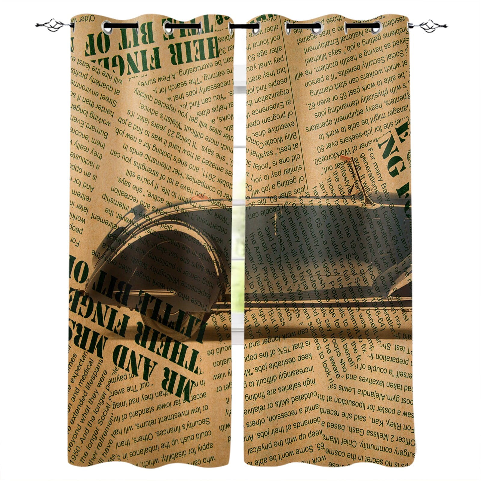 Blue Sports Car Window Curtains Living Room Bathroom Outdoor Indoor ...