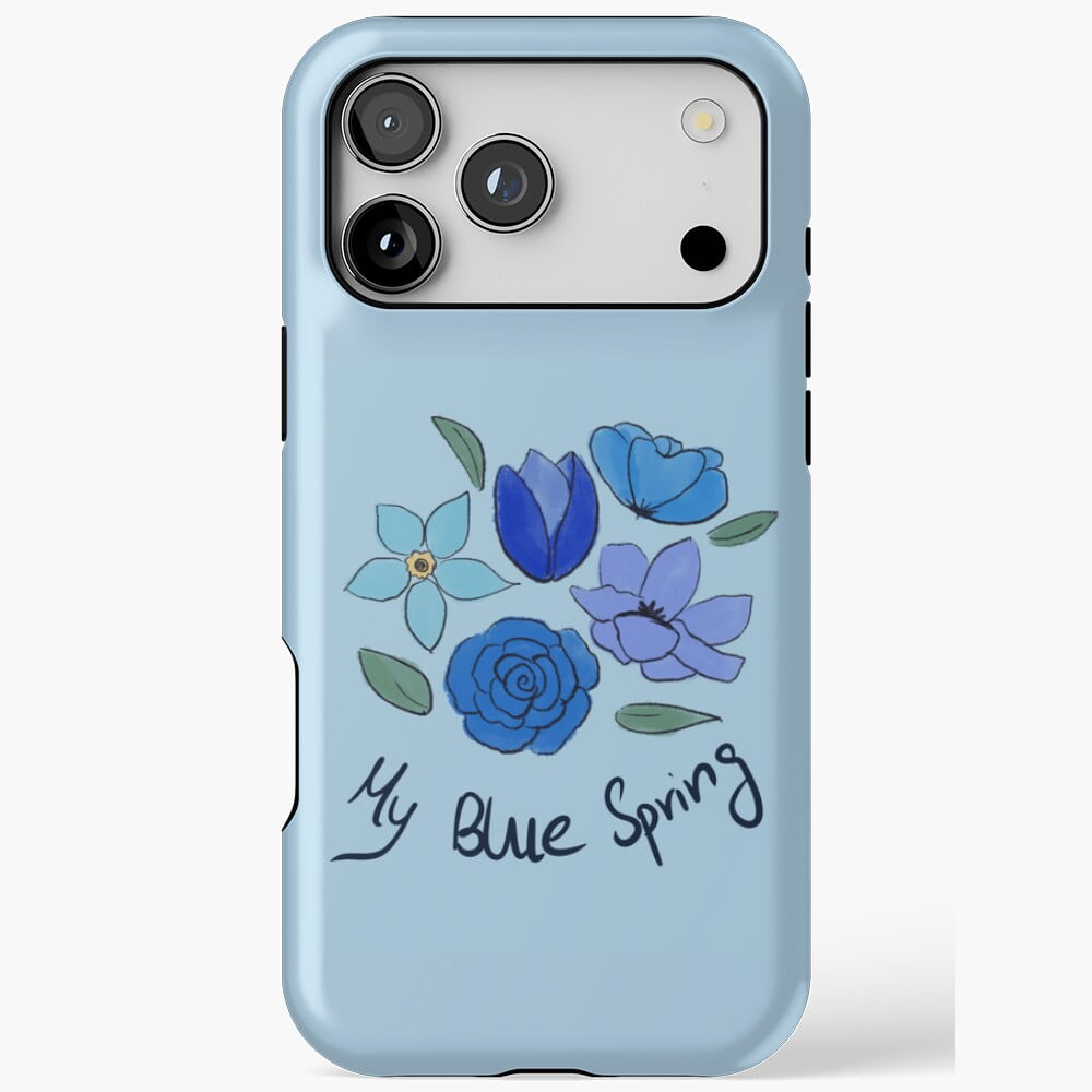 Blue Spring Kpop Album Aesthetic iPhone Case 17 to 11 Pro Max - Walmart.com