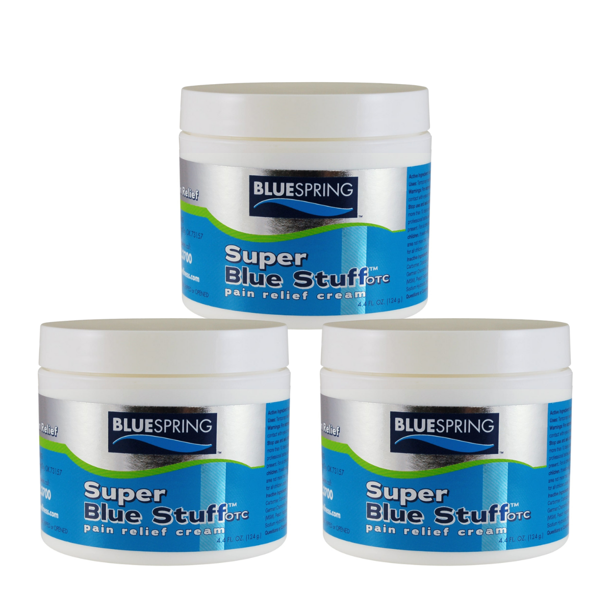 Blue Spring Super Blue Stuff: Natural Pain Relief Cream with Emu Oil ...