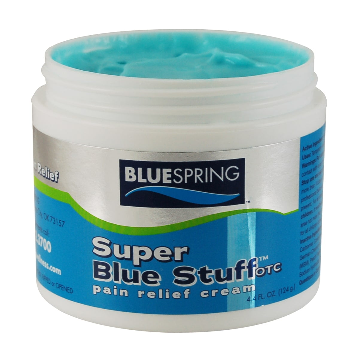 Blue Spring Super Blue Stuff: Natural Pain Relief Cream with Emu Oil ...