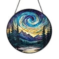 Blue Spring Wildflower Meadow Stained Glass Suncatcher – Window ...