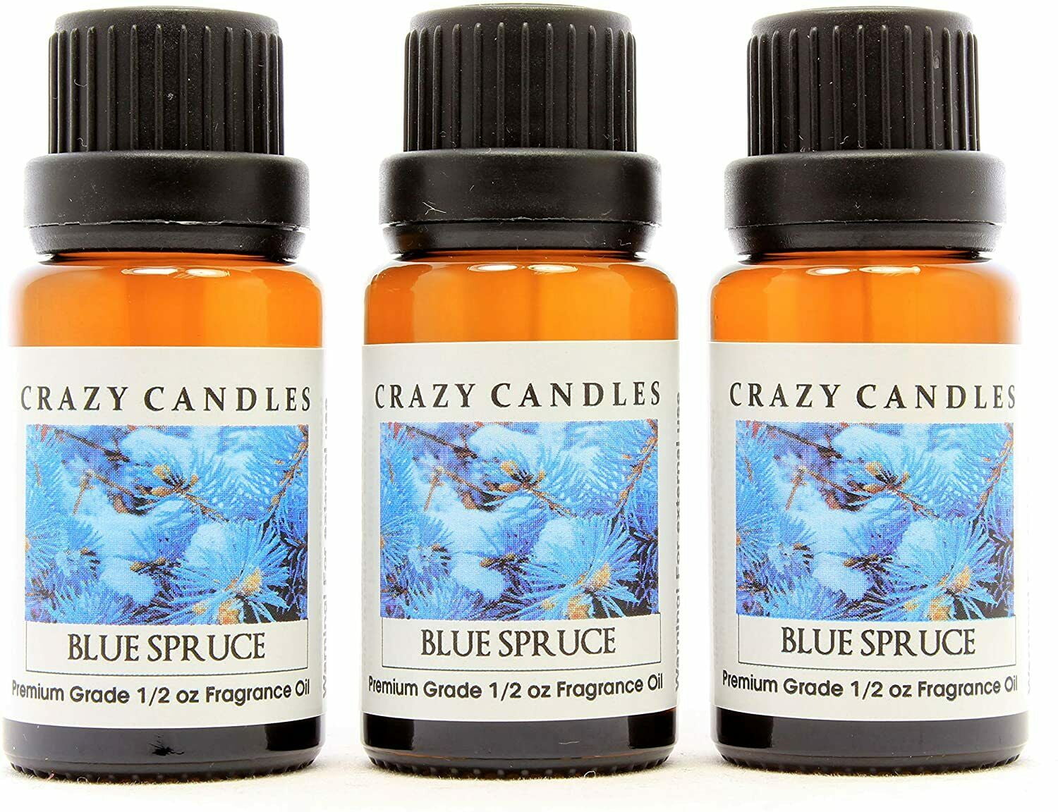 Blue Spruce 3 Bottles 1/2 fl oz Each 15ml Premium Grade Scented ...