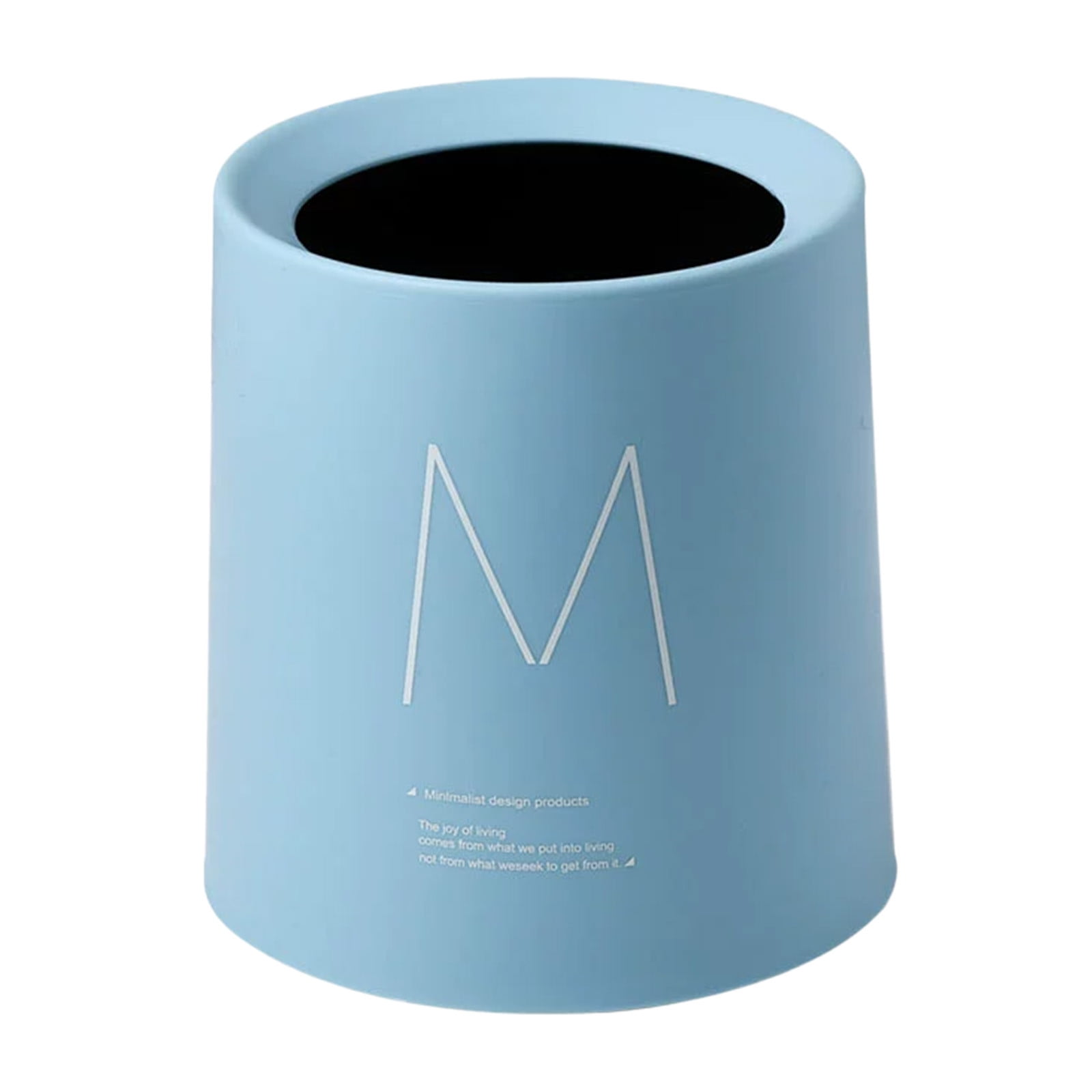 Blue Square Mini Desktop Trash Can For Office Home Study, Small Waste ...