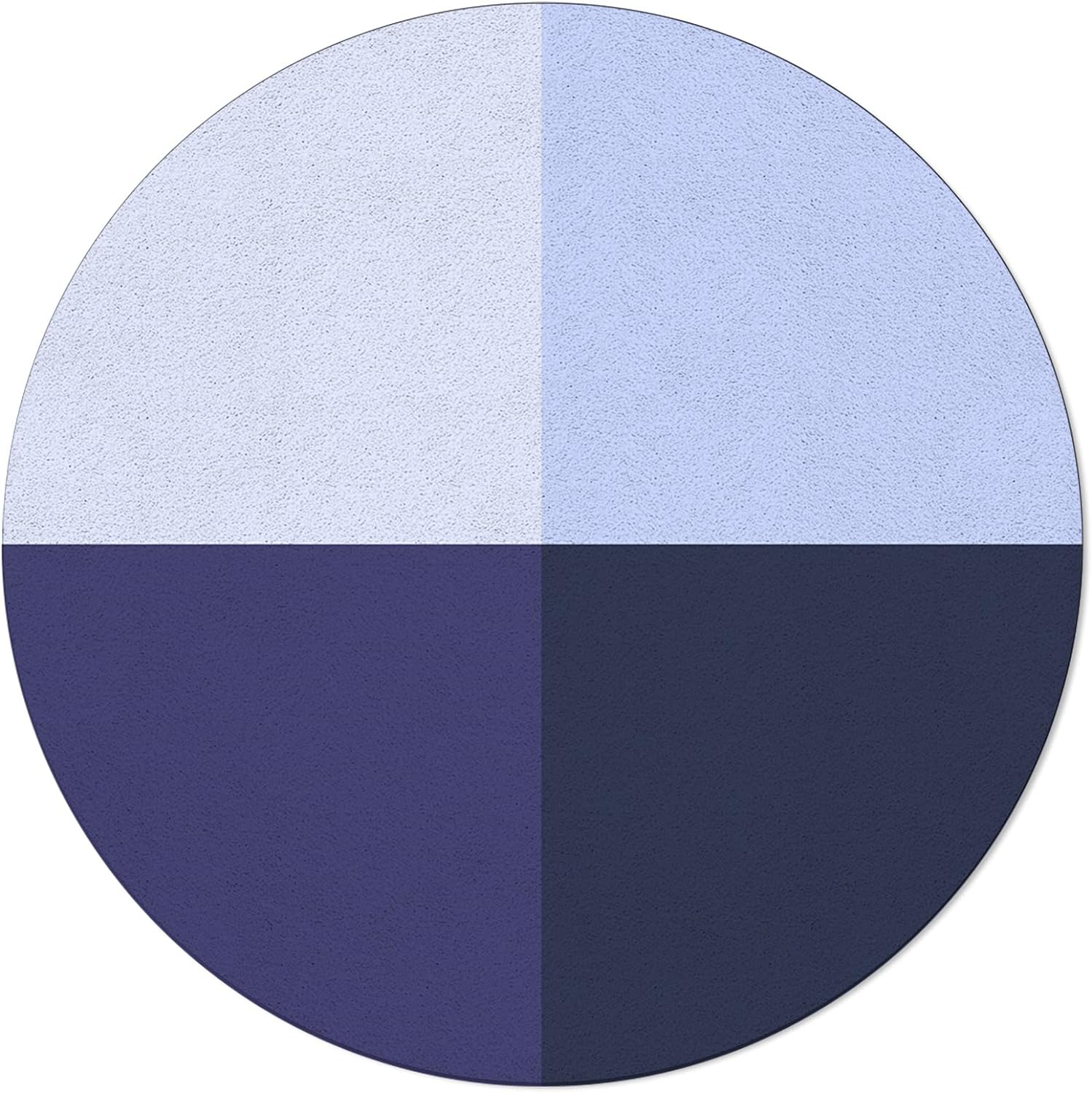 Blue Square Ombre, Elastic Fitted Edged Round Tablecloth Fade resistant ...