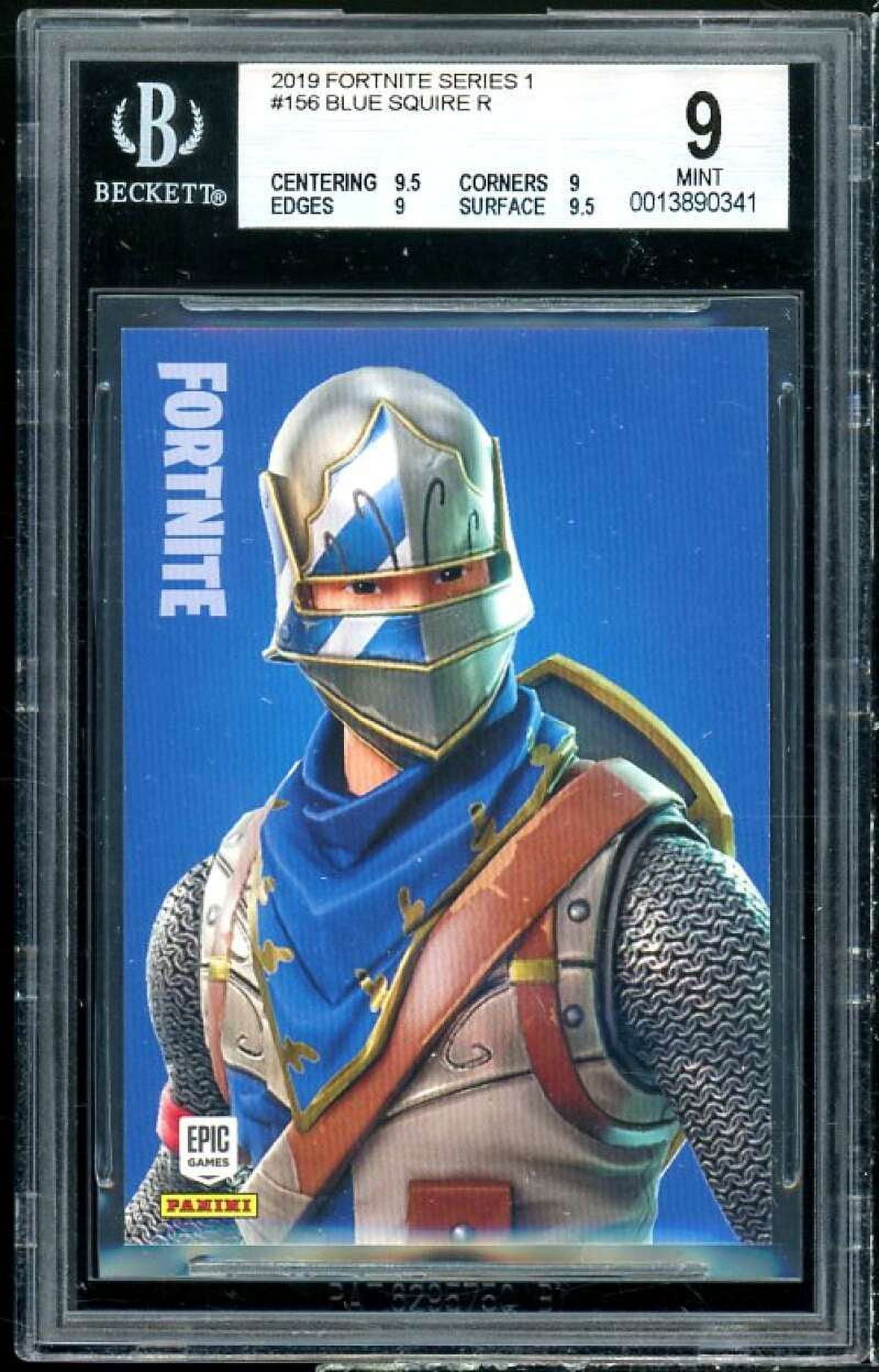 Blue Squire Card 2019 Fortnite Series 1 USA #156 BGS 9 - Walmart.com