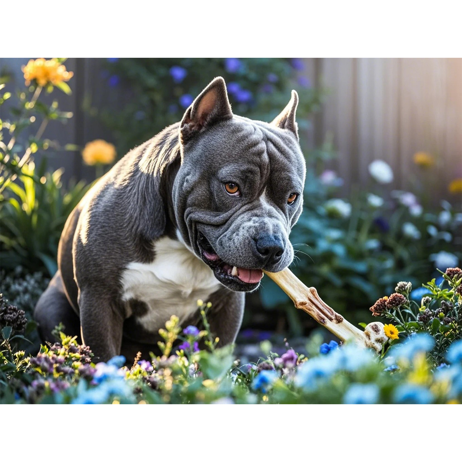 Blue Staffordshire Bull Terrier Diamond Dots Painting DIY Kits 5D ...