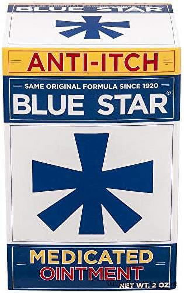 Blue Star Anti-Itch Medicated Ointment 2 Oz (Pack Of 6) - Walmart.com