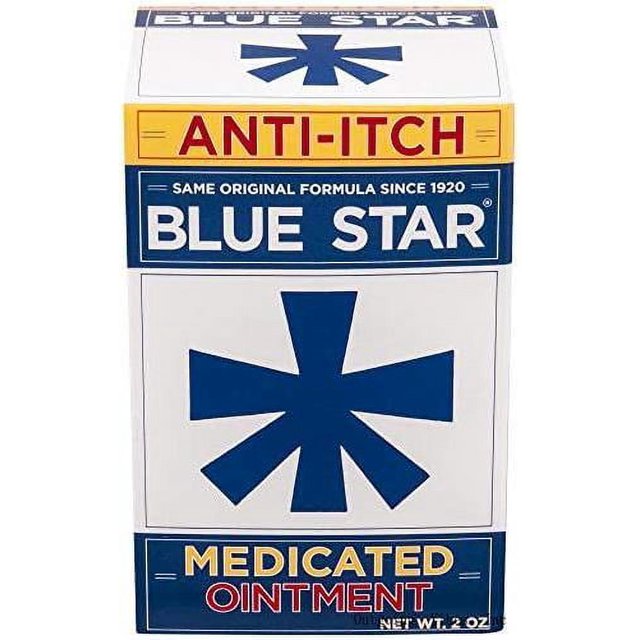Blue Star Anti-Itch Medicated Ointment 2 Oz (Pack Of 6) - Walmart.com