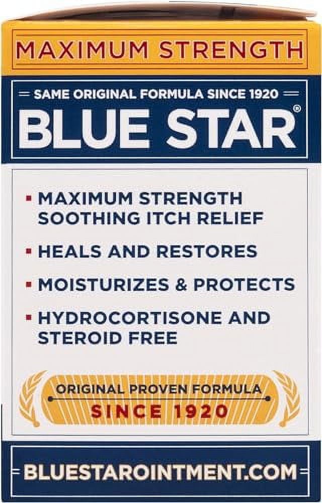 Blue Star Anti-Itch Medicated Ointment 2 oz (Pack of 5) - Walmart.com