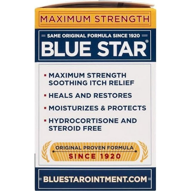 Blue Star Anti-Itch Medicated Ointment 2 oz (Pack of 5) - Walmart.com