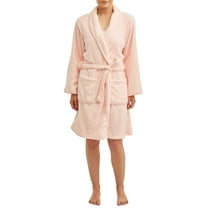 Lissome Women's and Women's Plus Size Waffle Knit Wrap Robe - Walmart.com