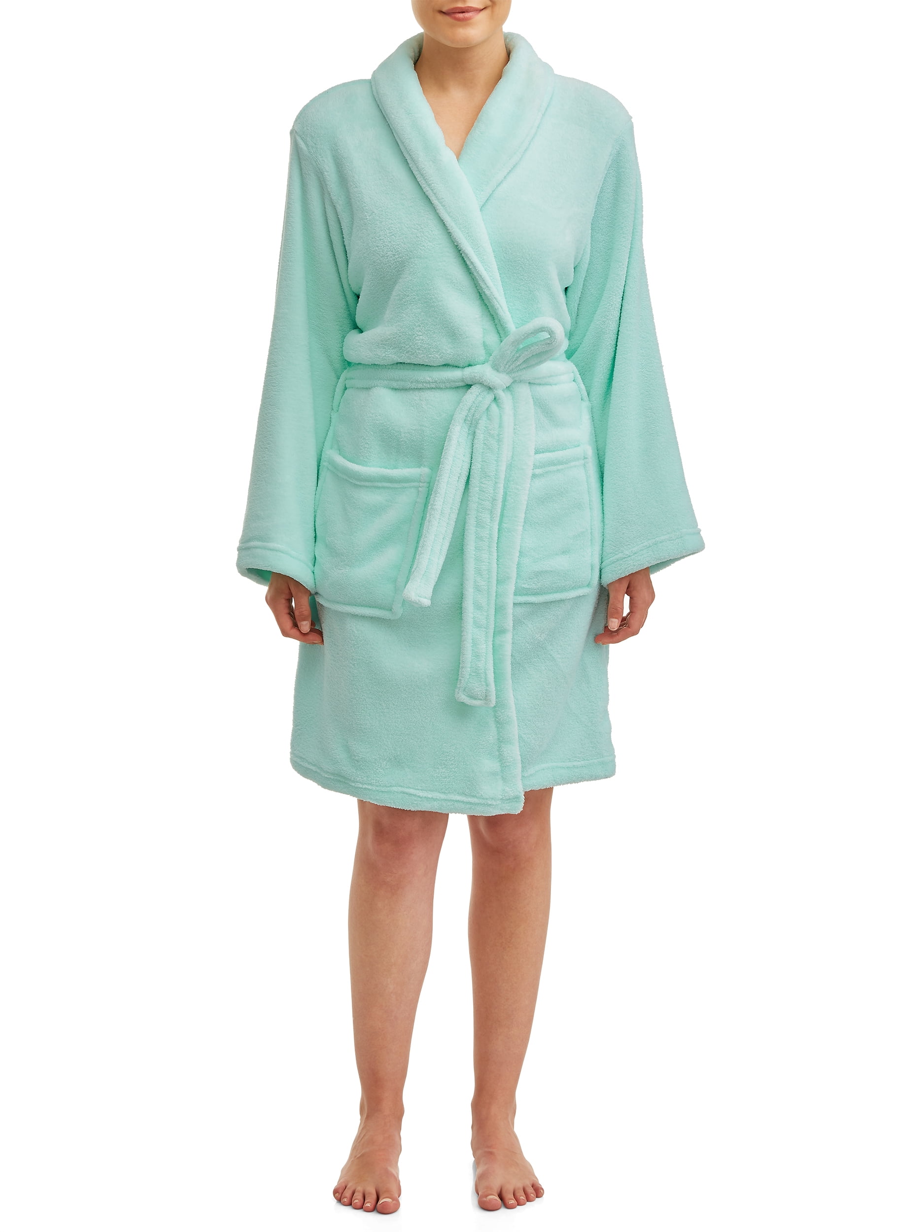 Blue Star Clothing Women's Plush Body Robe with Belt and Oversized ...