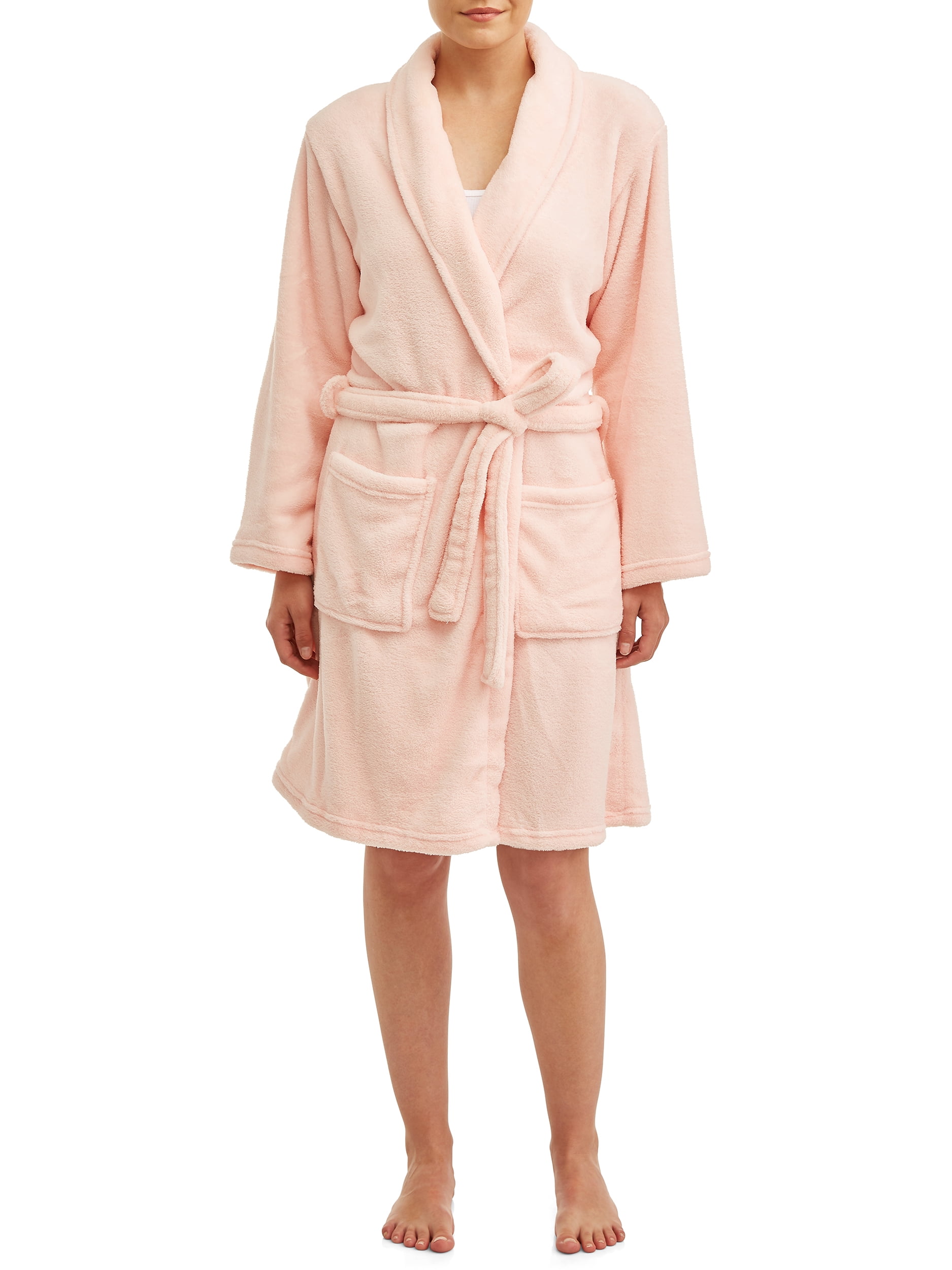 Blue Star Clothing Women's Plush Body Robe with Belt and Oversized ...