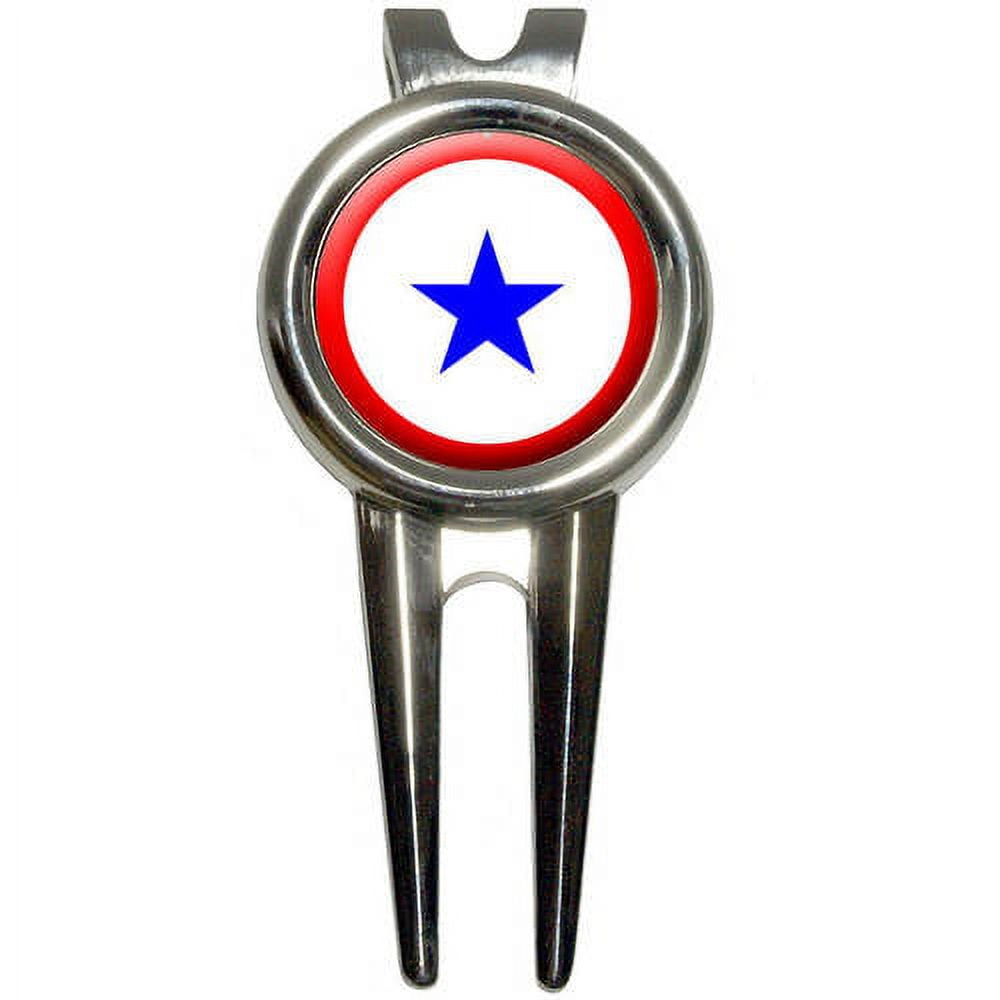 Blue Star Flag/ One War Mother Service Golf Divot Repair Tool and Ball ...