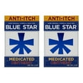 Blue Star Ointment, 2 oz, Pack of 2, Medicated Anti-Itch Relief for ...
