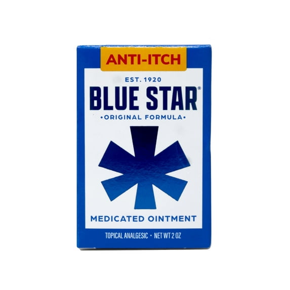 Blue Star Ointment, Anti-Itch Medicated Ointment for Eczema, Insect ...