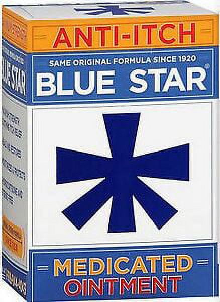 Blue Star Ointment For Ringworm / Eczema Itching 2oz - Walmart.com