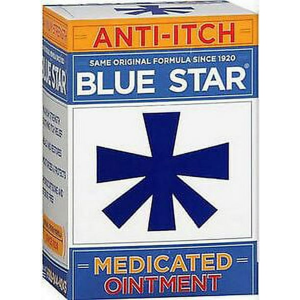 Blue Star Ointment For Ringworm / Eczema Itching 2oz - Walmart.com