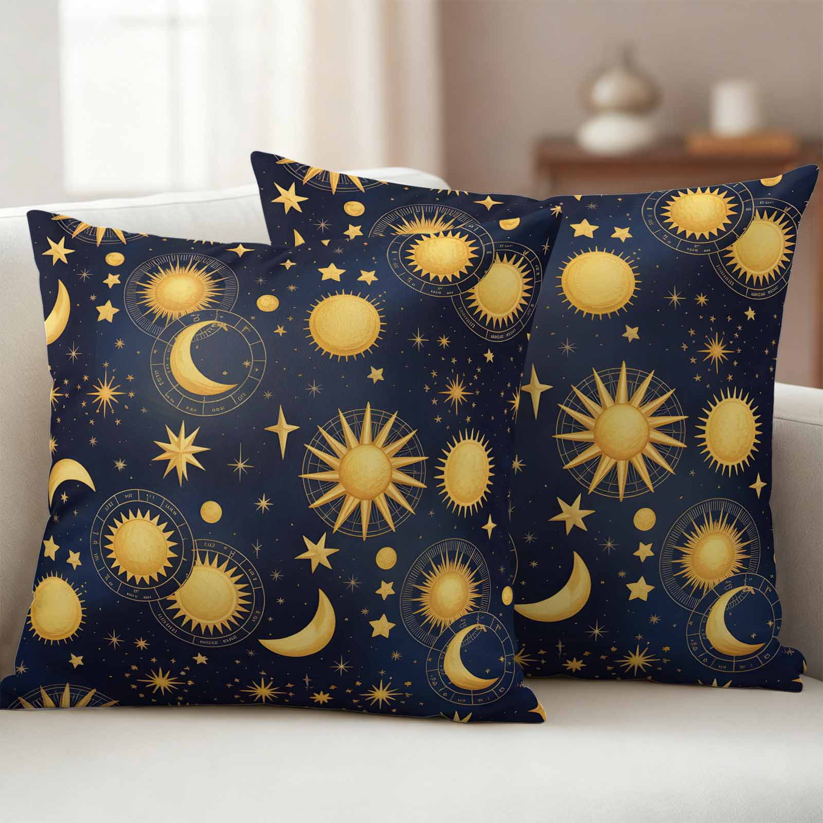 Blue Star Sky Outdoor Waterproof Throw Pillow Covers 18x18 Set of 2 ...