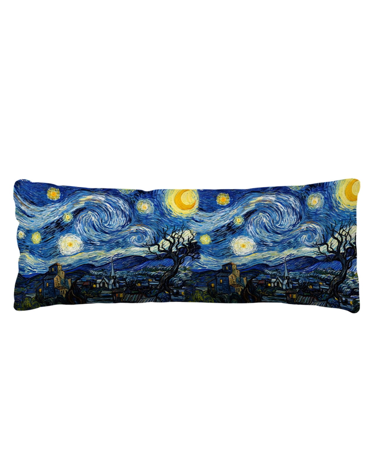 Blue Starry Night Body Pillow Cover 20 x 54 Inch Decorative Pillow ...
