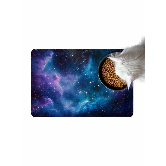 Blue Starry Sky Doormat Non Slip Diatomaceous Earth Door Mat Absorbent ...
