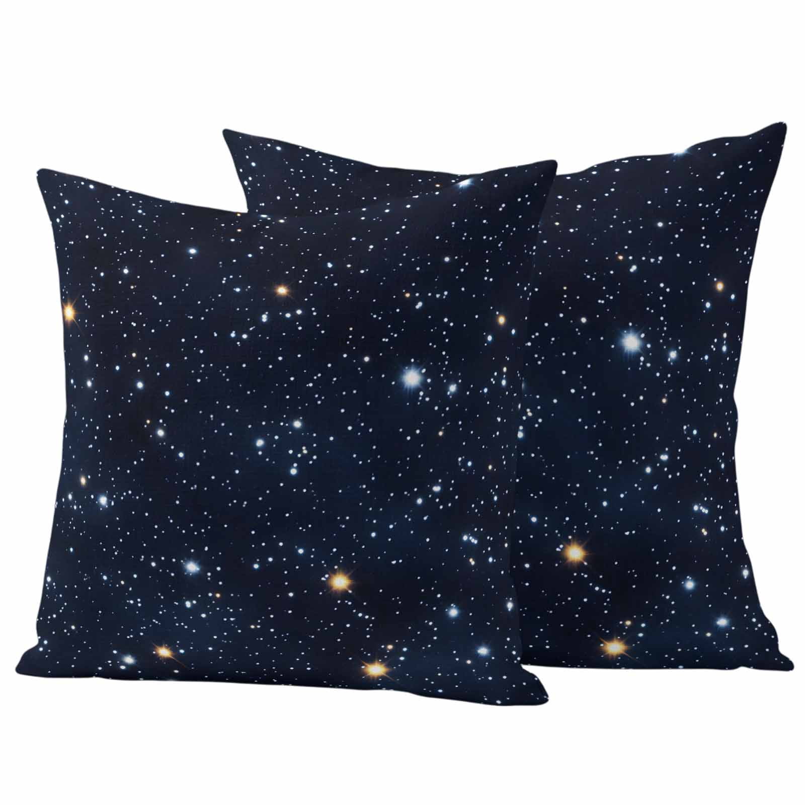 Blue Starry Sky Outdoor Pillow Covers 18"x18" Set of 2, Waterproof ...