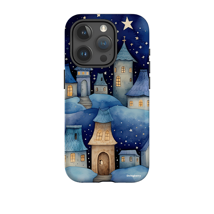 Blue Stars Phone Case Compatible with iPhone 11 to 16 Pro Max - Walmart.com