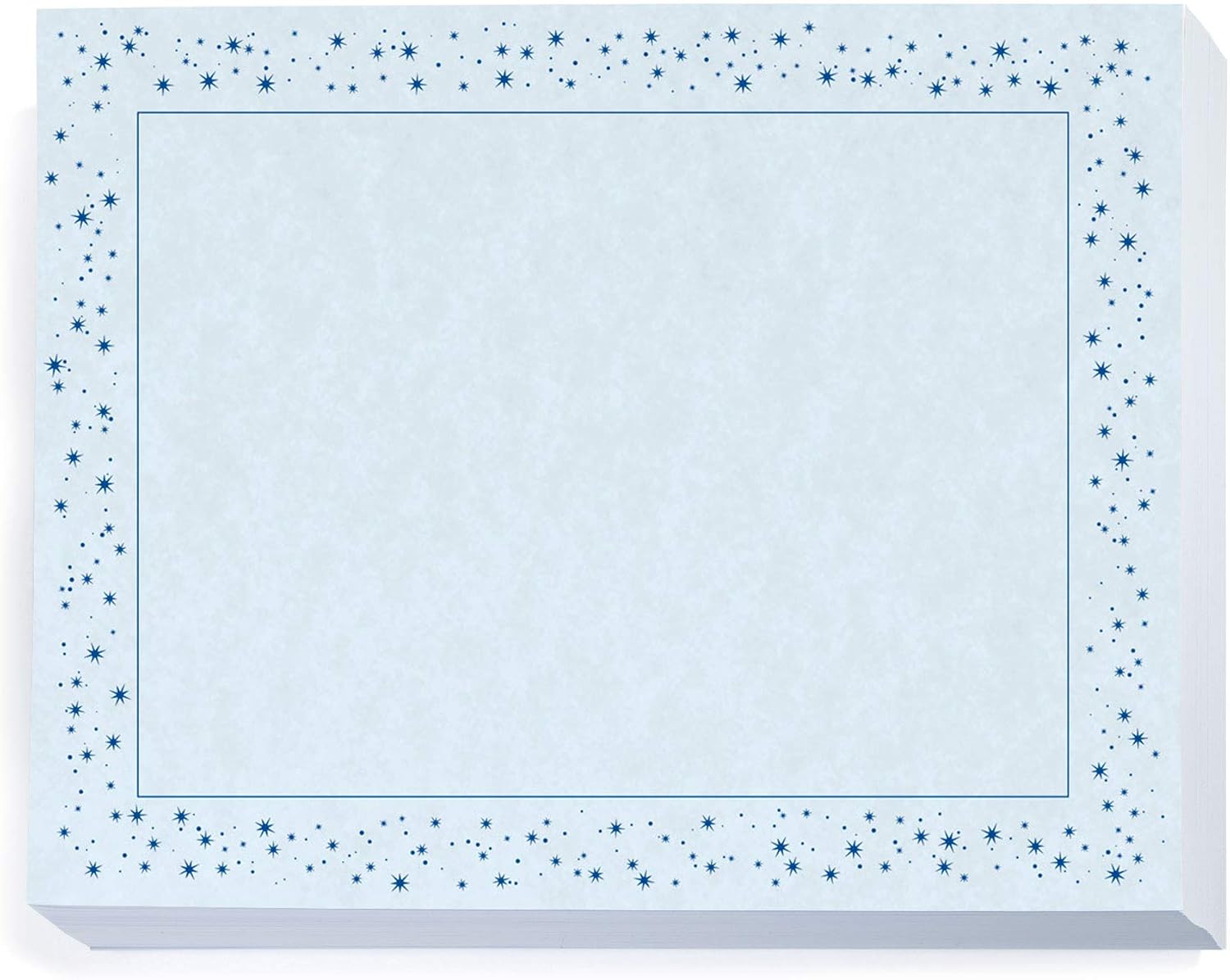 Blue Stars Standard Certificates, 8 1/2 inch x 11 inch, 28lb Parchment ...