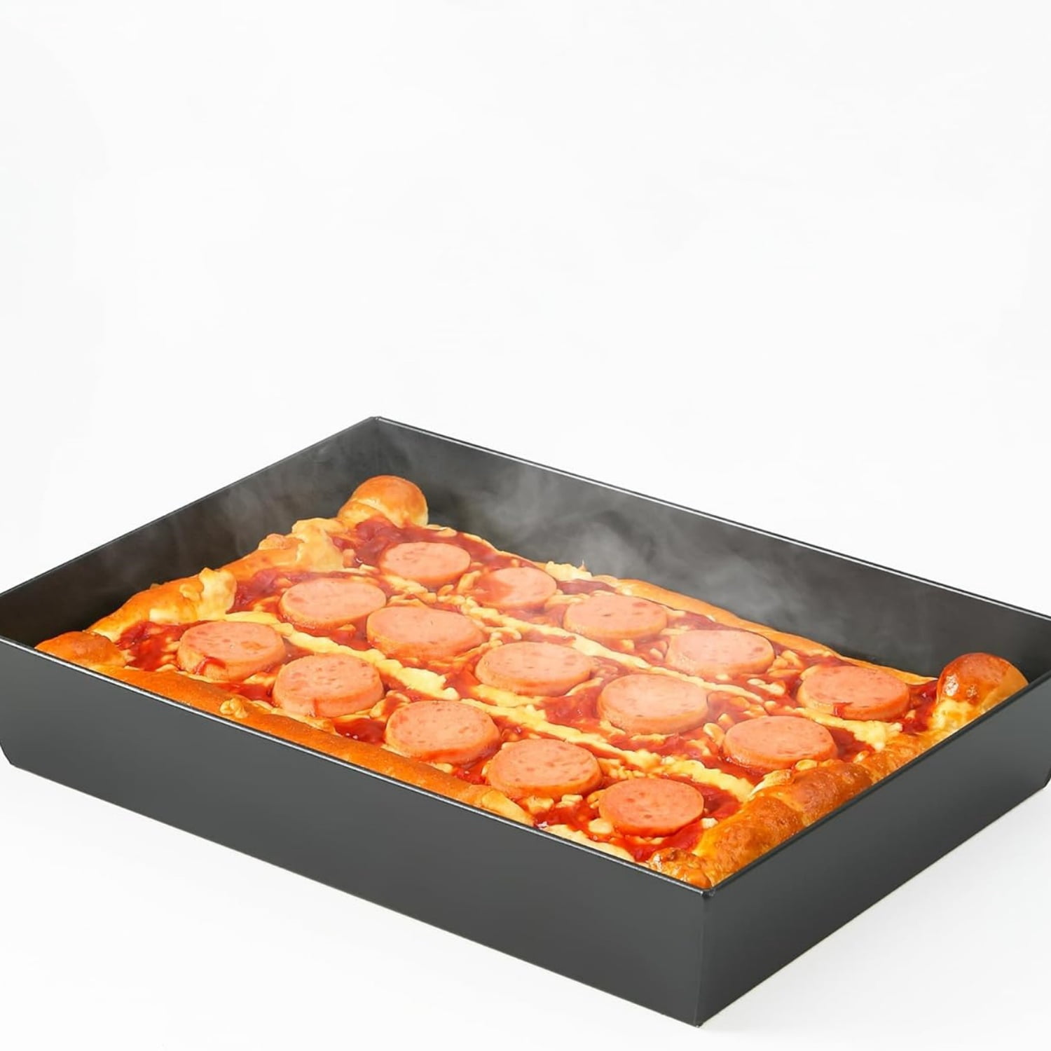 Blue Steel Detroit Pizza Pan 14x10 (Non-Stick&) Heat-Resistant Up to ...