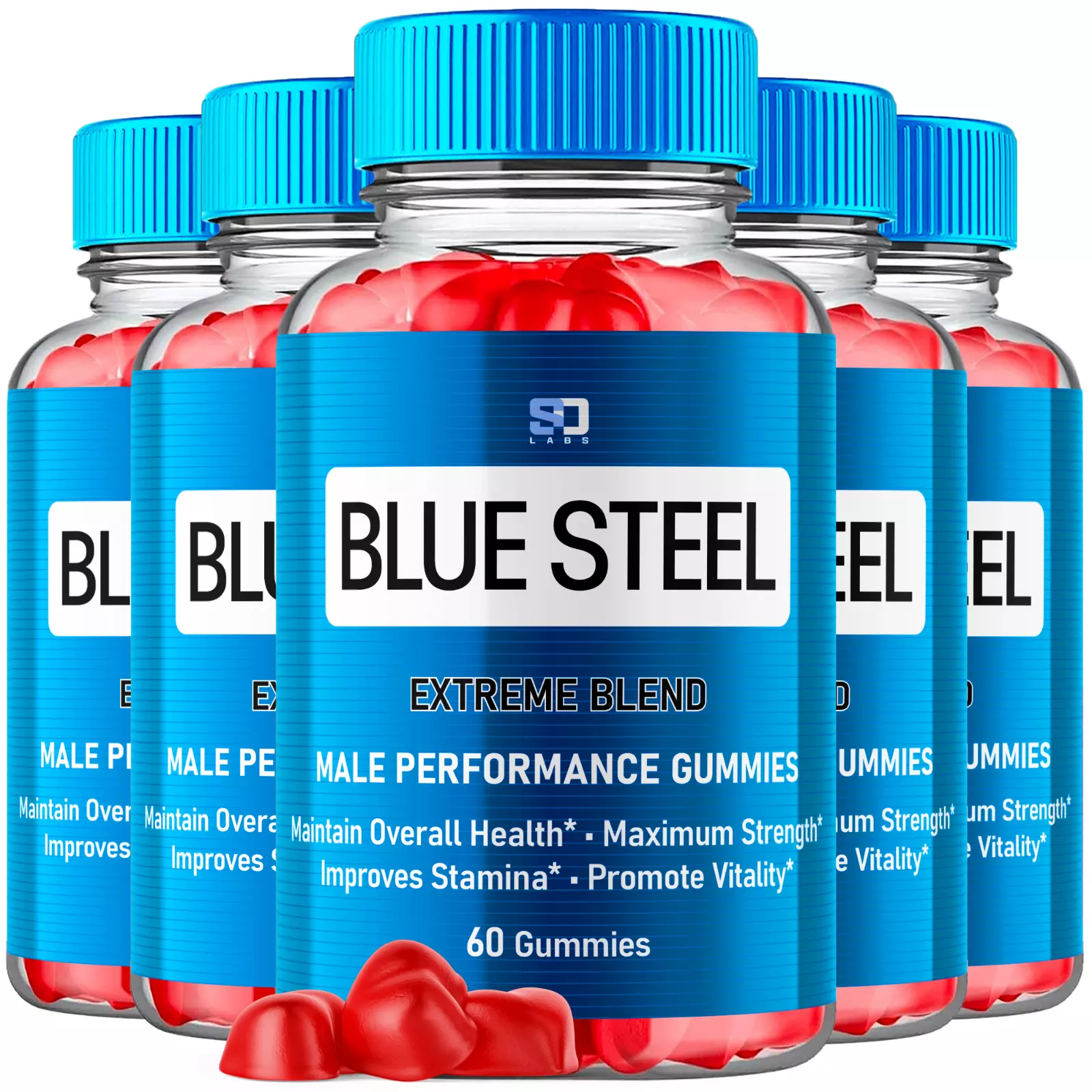 Blue Steel Male Gummies – Enhance Performance & Wellness Support (5 ...