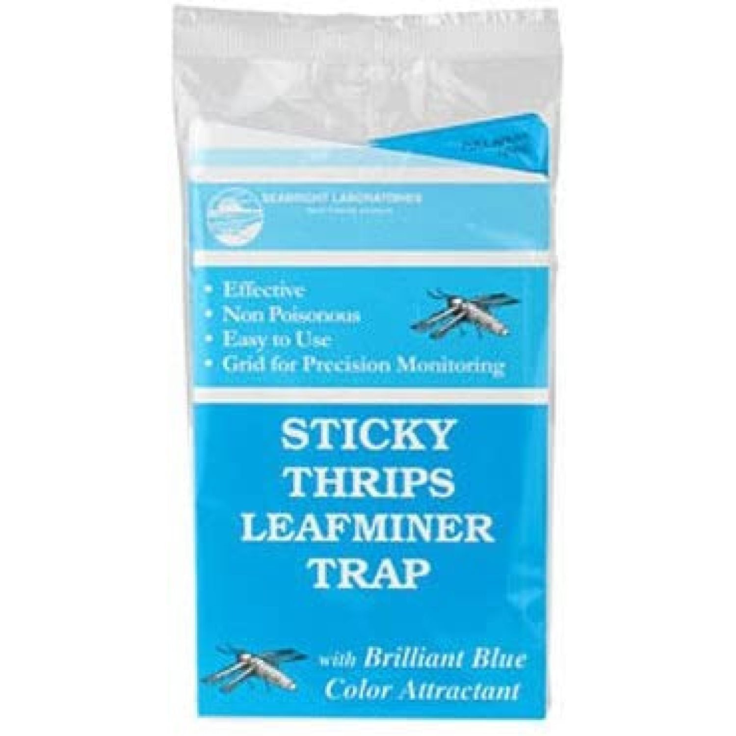 Blue Sticky Trap Thrips Leafminer Trap 15 Pack - Walmart.com