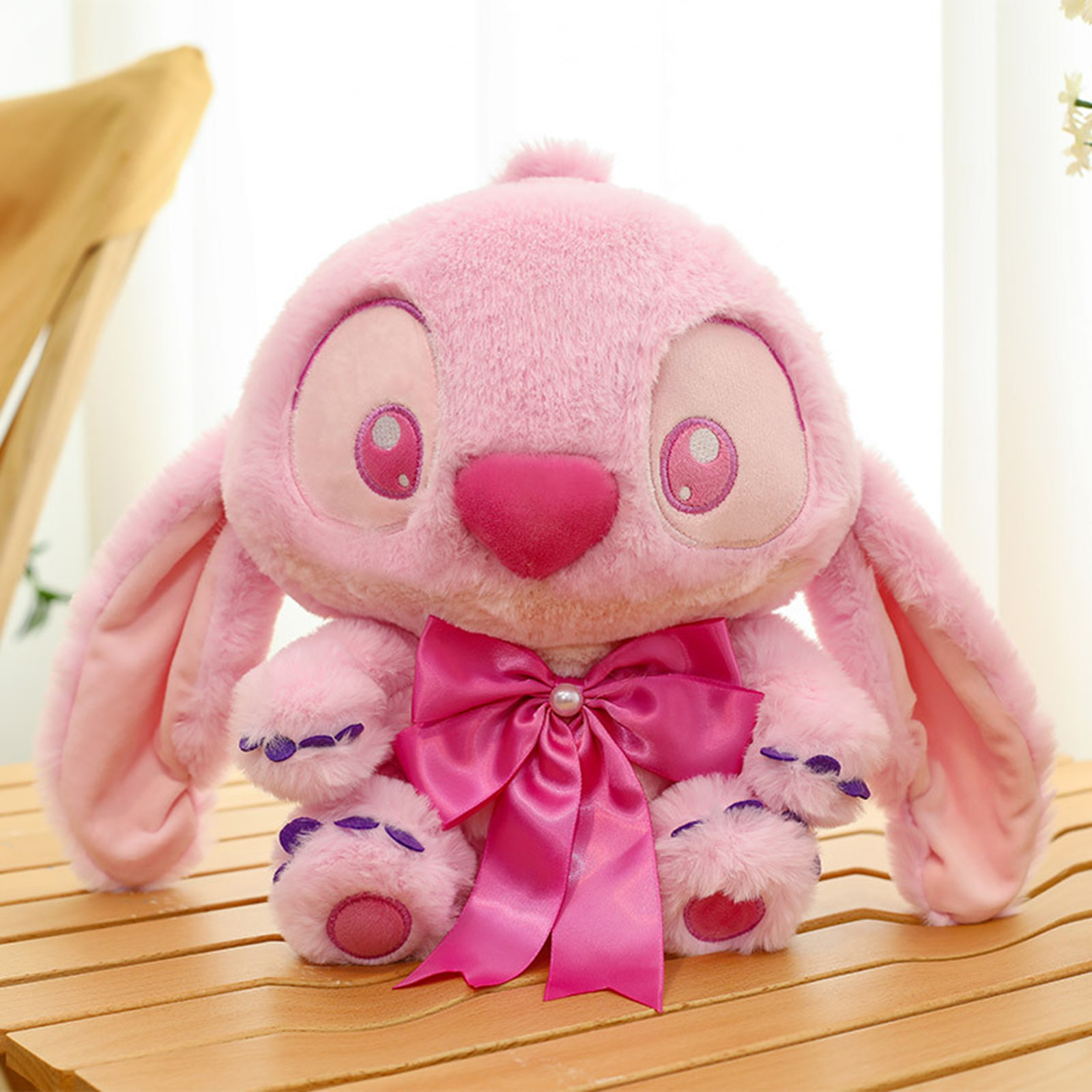 Blue Stitch Stuff With Bow Stitch Decor Stuffed Animal Stitch Stuffed ...