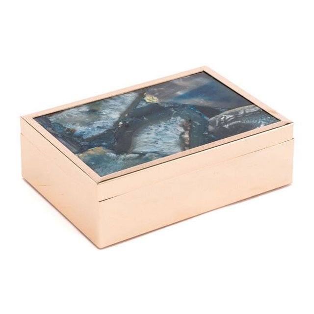 Blue Stone Box Large Blue - Walmart.com
