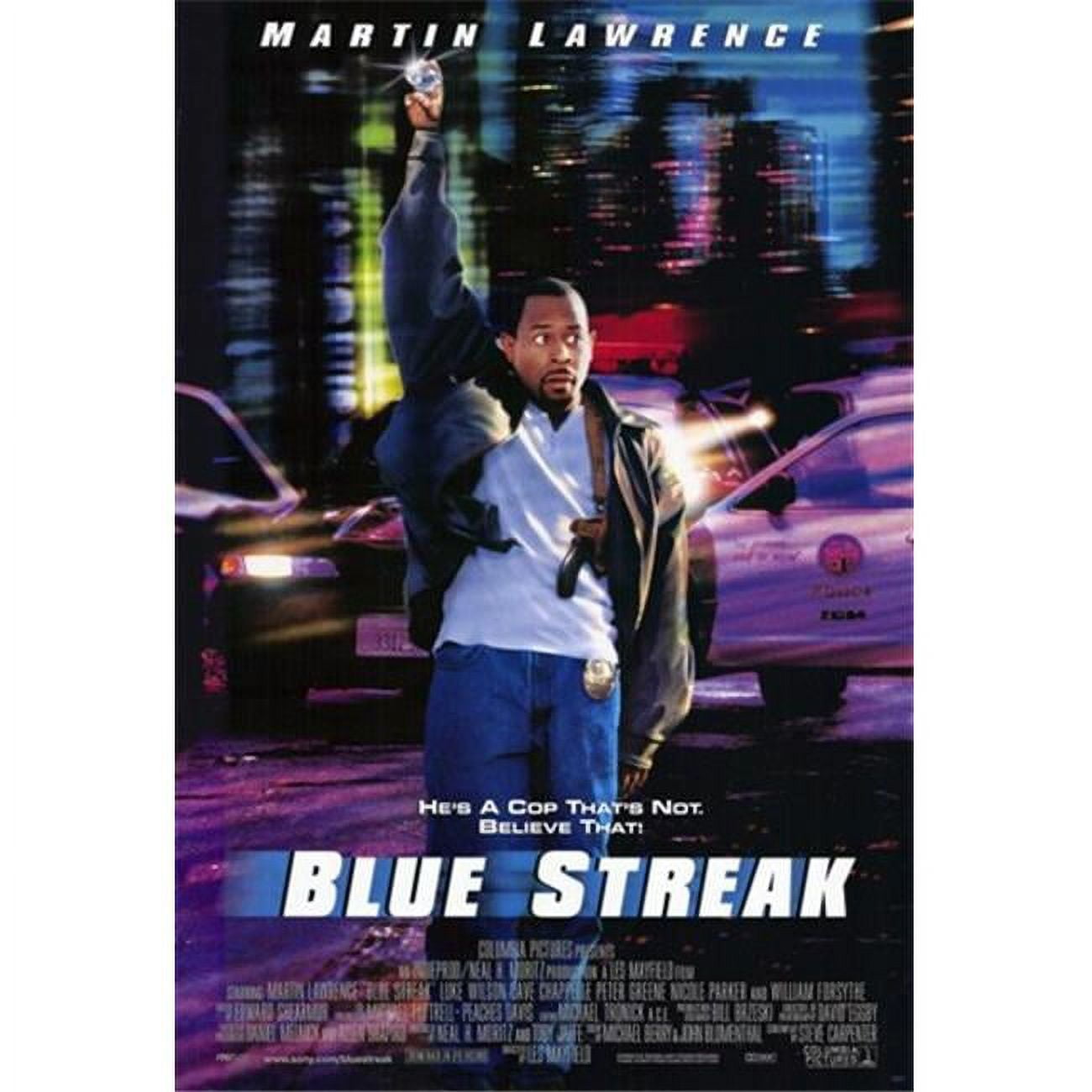 Blue Streak Movie Poster - 11 x 17 in. - Walmart.com