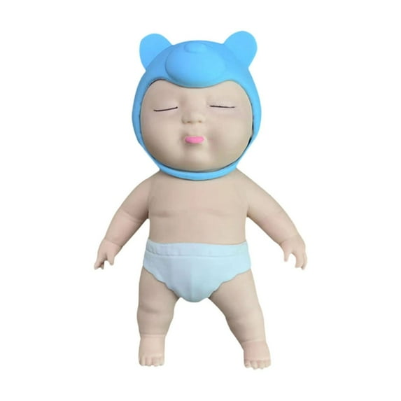 Blue Stress Relief Stretch Doll Sensory Fidget Toy Soft Squeeze ...