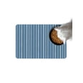 Blue Striped Doormat Non Slip Diatomaceous Earth Door Mat Absorbent ...