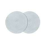 Blue Striped Round 13 Inch Placemats Set of 2, Blue White Stripes ...