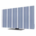 Blue Striped TV Cover for 50 Inch Screen, Stretch Fabric Dustproof TV ...