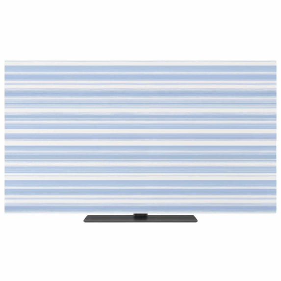 Blue Striped TV Dust Cover,Stretchable TV Screen Desktop Computer ...